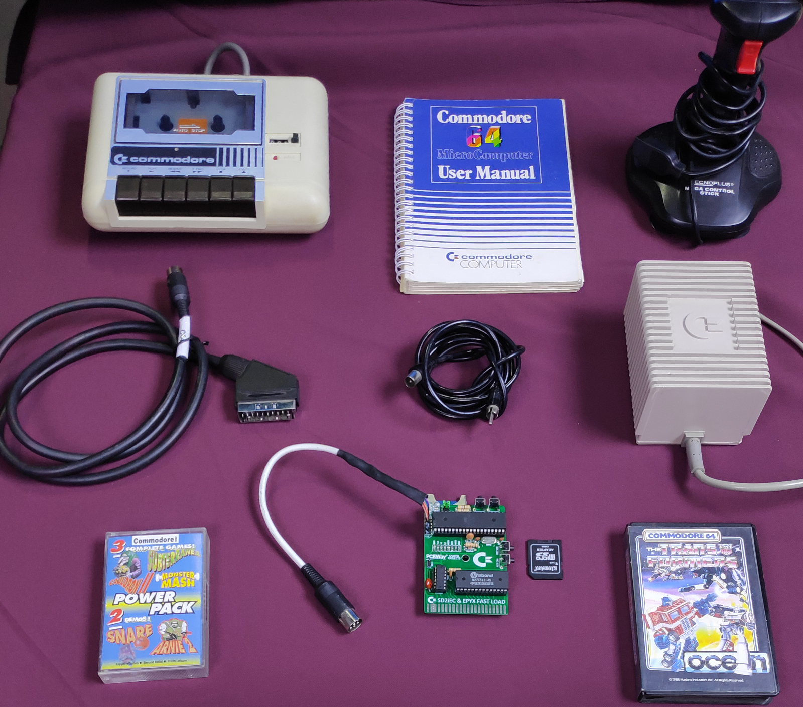 Commodore 64C Computer + Extras With Original Security Seal Intact ...